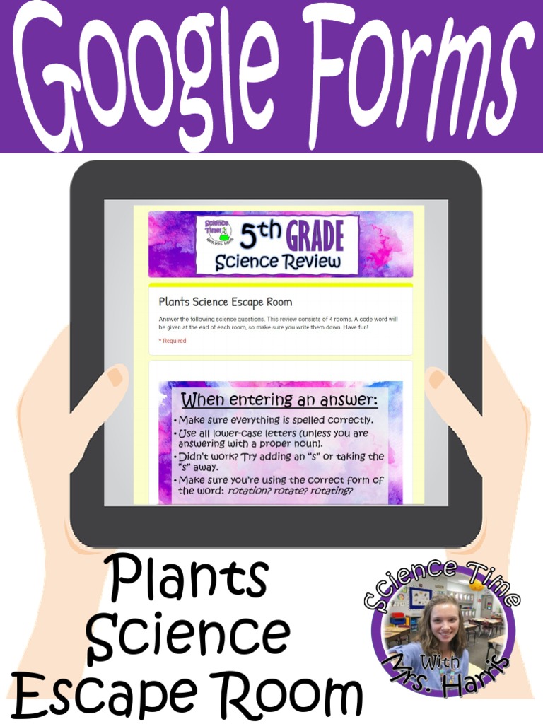 Plants Science Escape Room | PDF