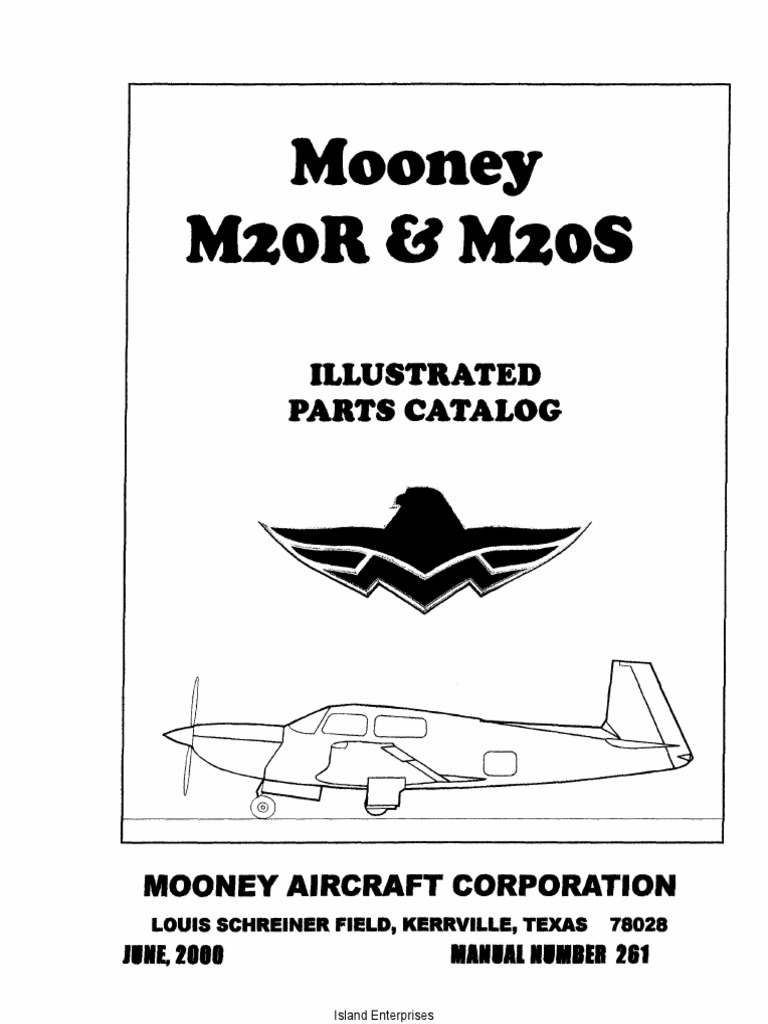 Mooney M20R/S Illustrated Parts Catalog | PDF | Cargo | Aircraft