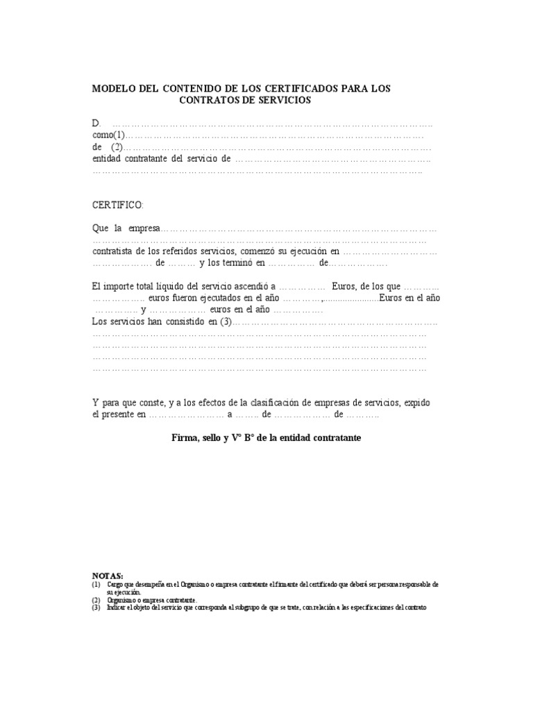 Modelo de Certificado de Buena Ejecucion 5 | PDF