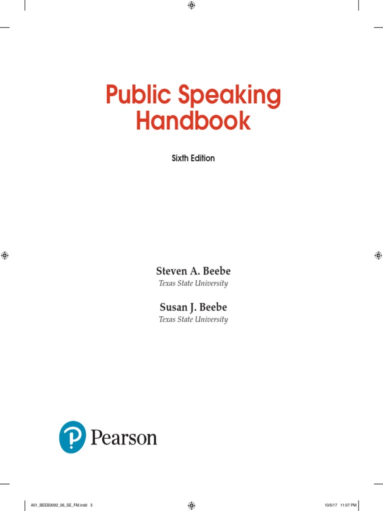 Public Speaking | PDF