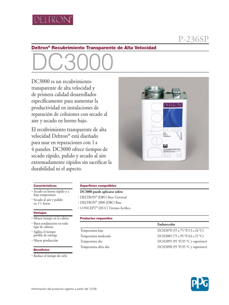 DC3000_PPG | PDF | Revestimiento | Química