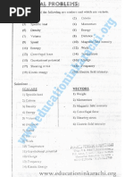 11 Physics Imp ch4 Numerical | PDF | Acceleration | Speed
