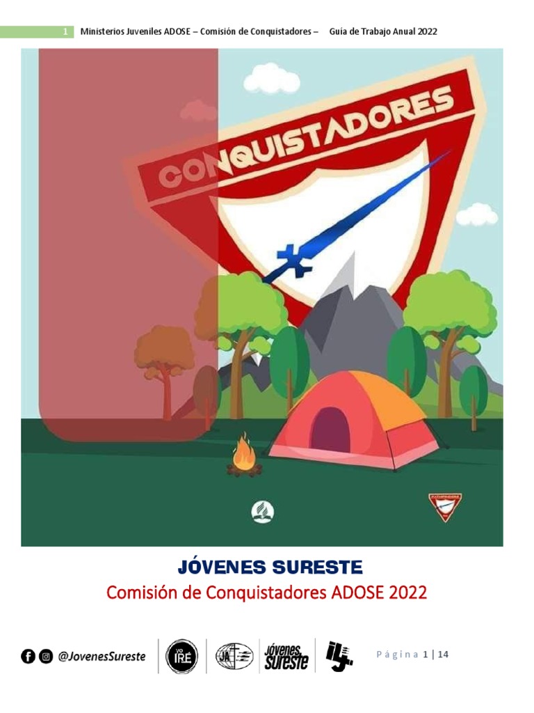Guia de Trabajo Conquistadores ADOSE 2022 | PDF