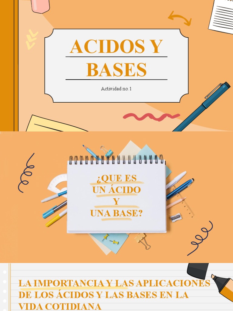 Catálogo de Ácidos y Bases Comunes | PDF