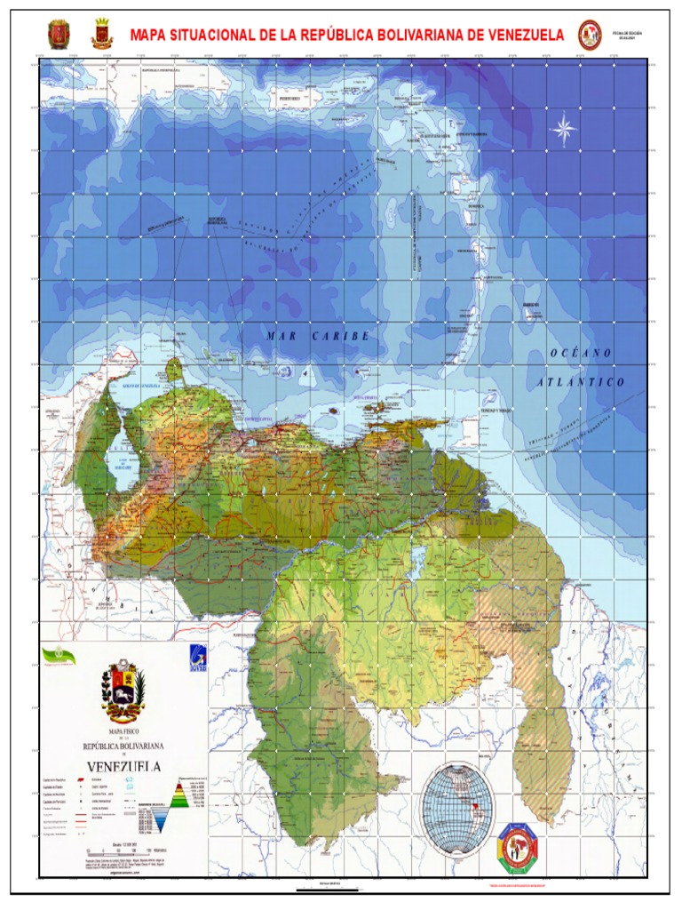 Mapa Vzla Fisico Politico 2021 | PDF