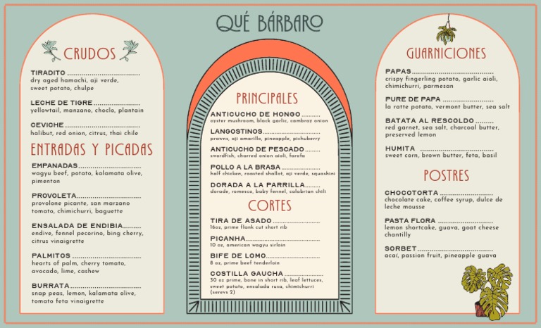 r2 Que-Barb Food-Menu 8.5x14 No Prices | PDF | Foods | Western Cuisine