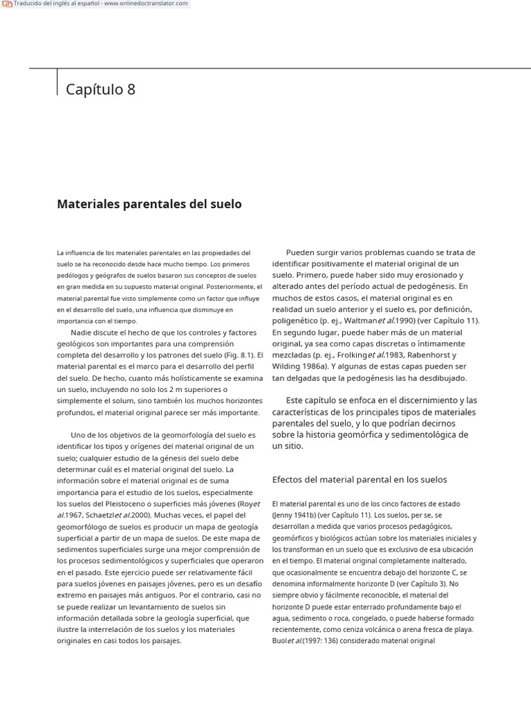 Soils Genesis and Geomorphology (170-198) .En - Es | PDF | Suelo | Roca ...