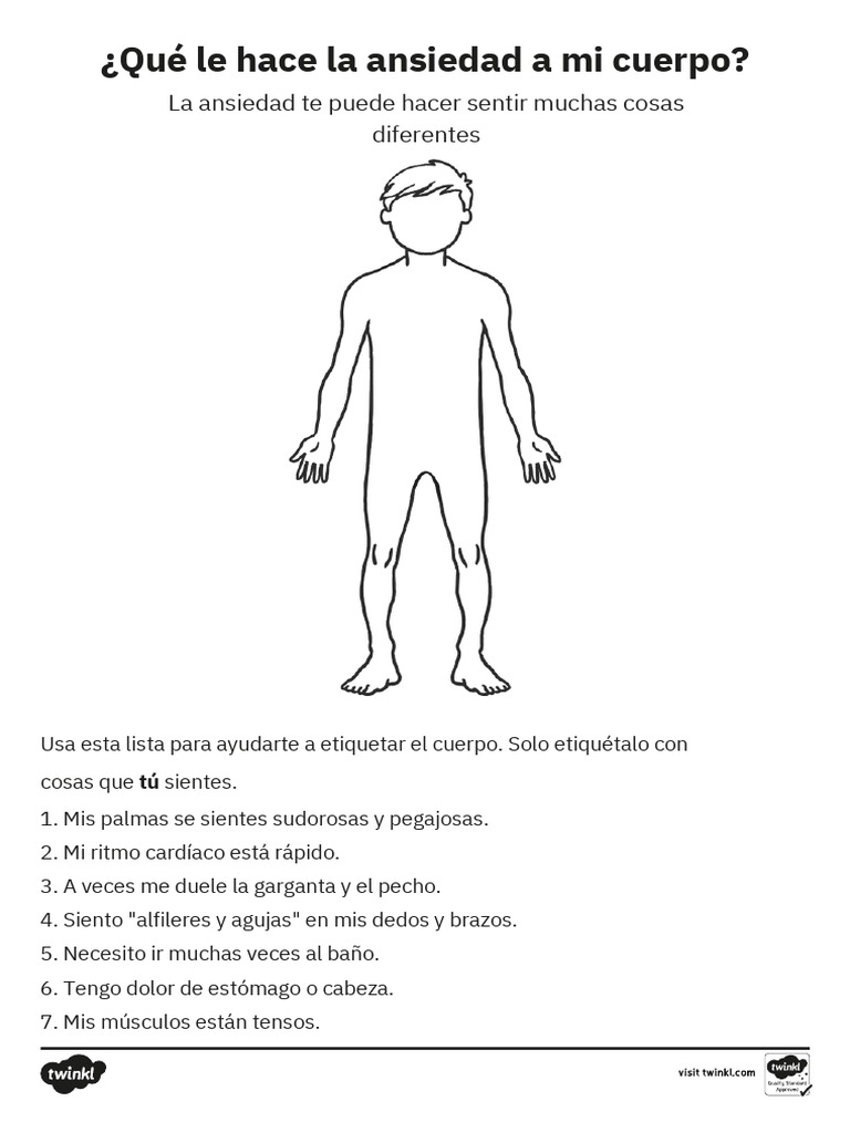 Como Afecta La Ansiedad A Mi Cuerpo | PDF