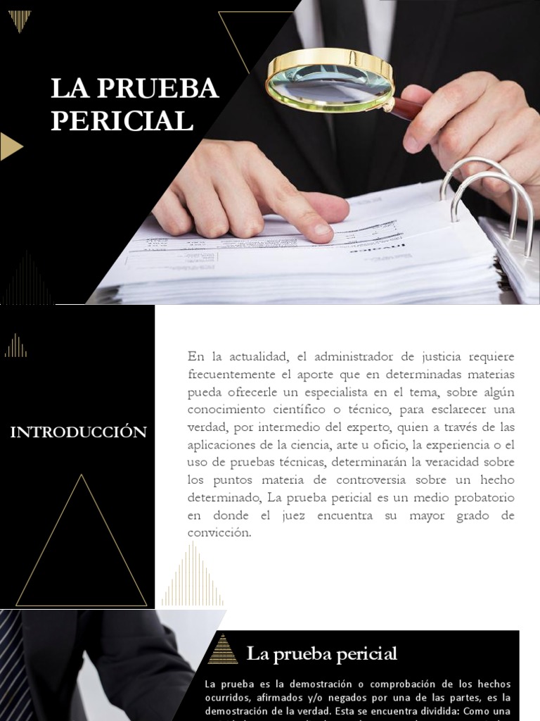 Importancia de la Prueba Pericial | PDF | Evidencia (ley) | Testigo experto