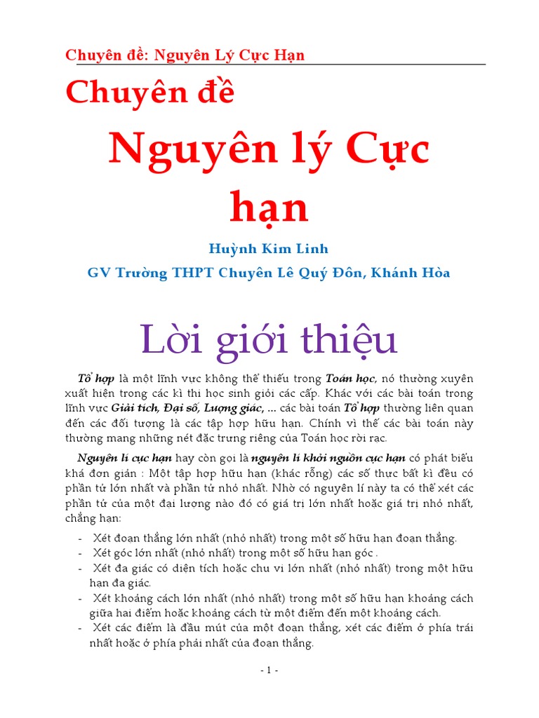 Nguyên Lý C C H N | PDF