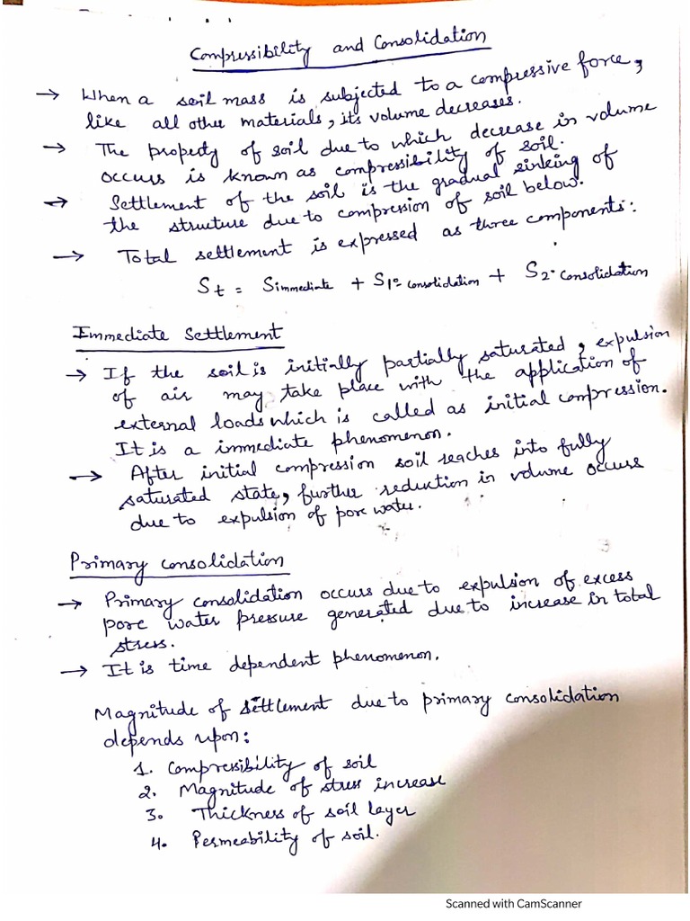 Compressibility and Consolidation | PDF Compressibility and Consolidation | PDF