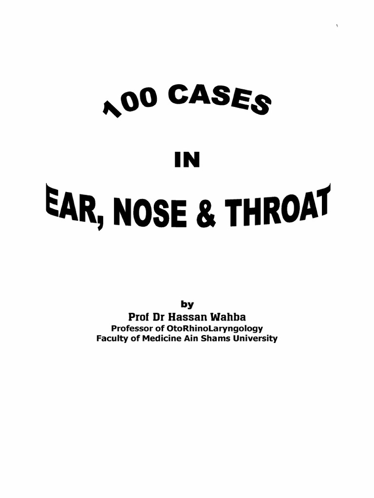 Ent 100 Cases | PDF