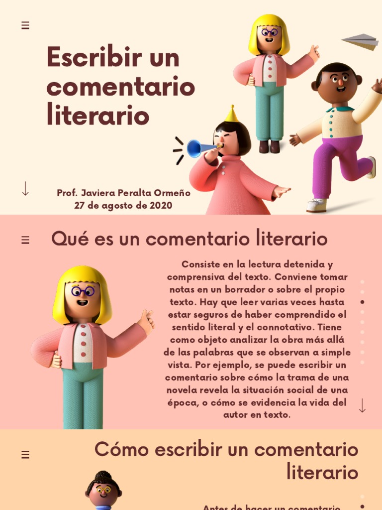Escribir Un Comentario Literario | PDF Escribir Un Comentario Literario | PDF