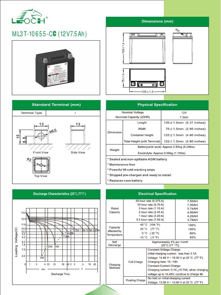 ML3T-10655-CC Spec Sheet | PDF