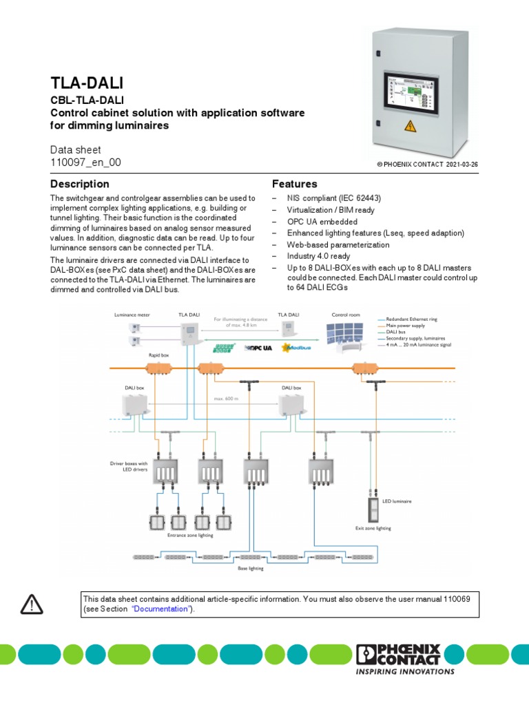 ATS DALI Datasheet | PDF | Fuse (Electrical) | Humidity