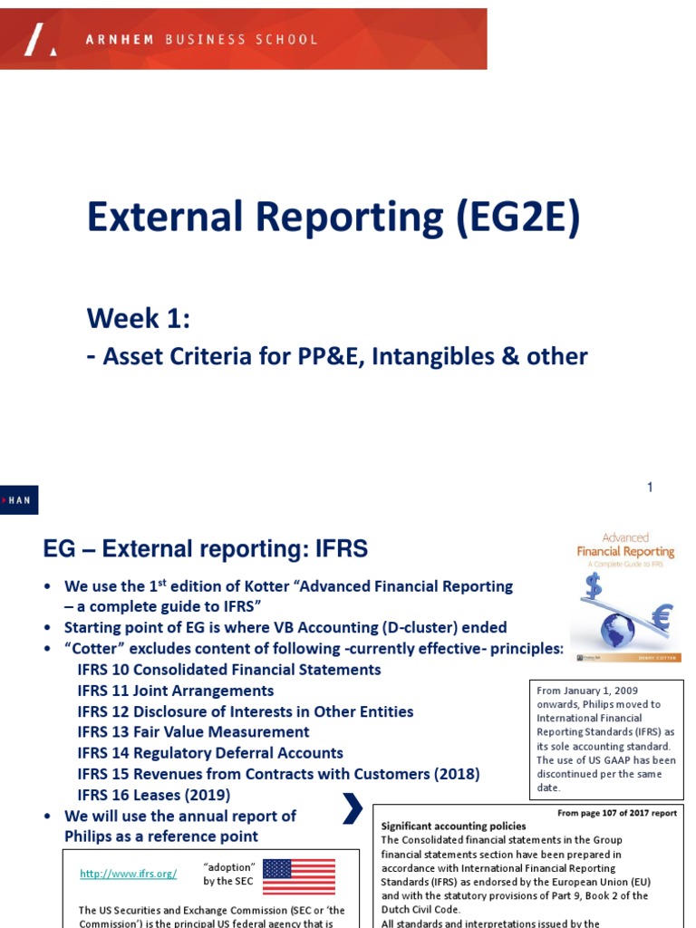 External Reporting Week 1 Slides | PDF