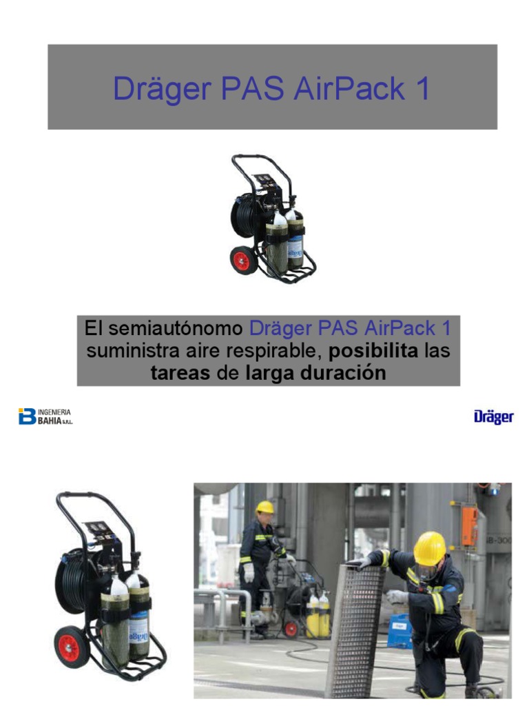 Dräger PAS AirPack 1 | PDF | Neumático | Oxígeno