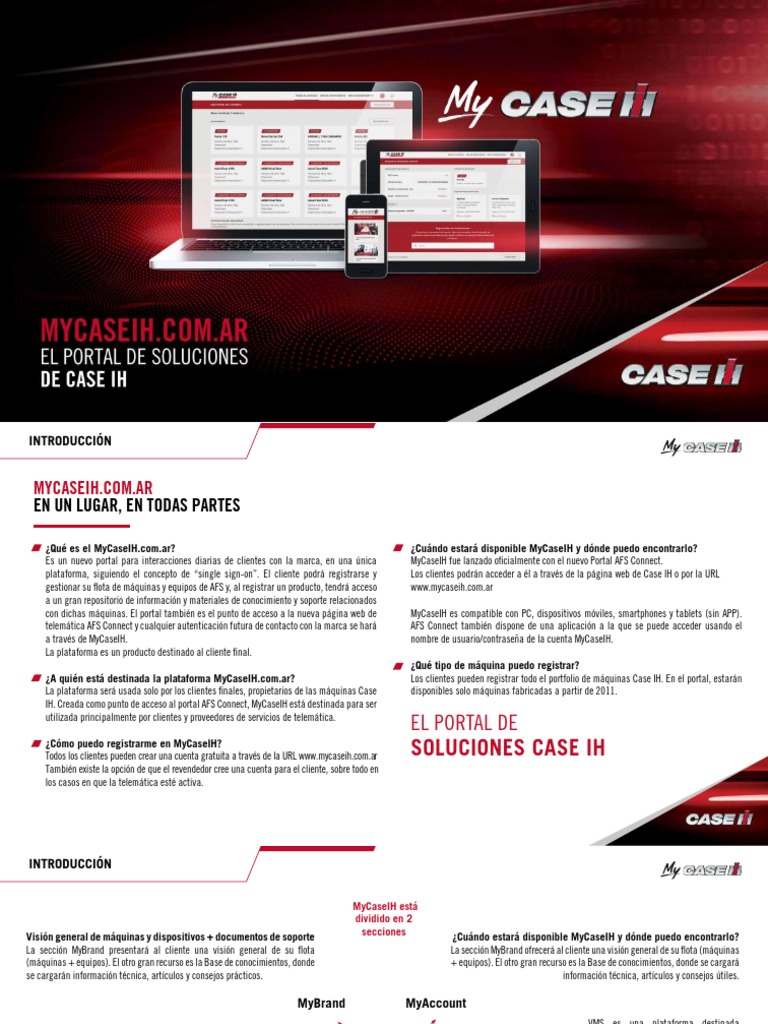 Manual Mycaseih 2022 Manual My Case Ih | PDF | Red mundial | Internet y web