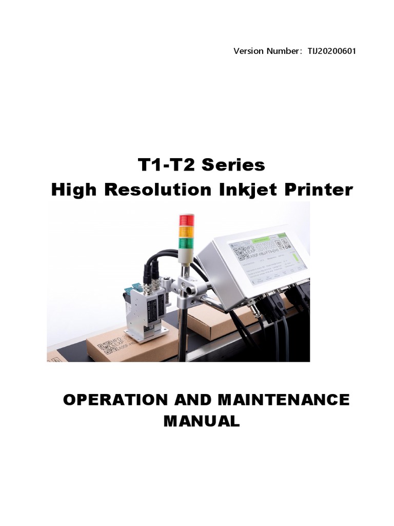 G T1 T2 Series Operation And Maintenance Manual Pdf
