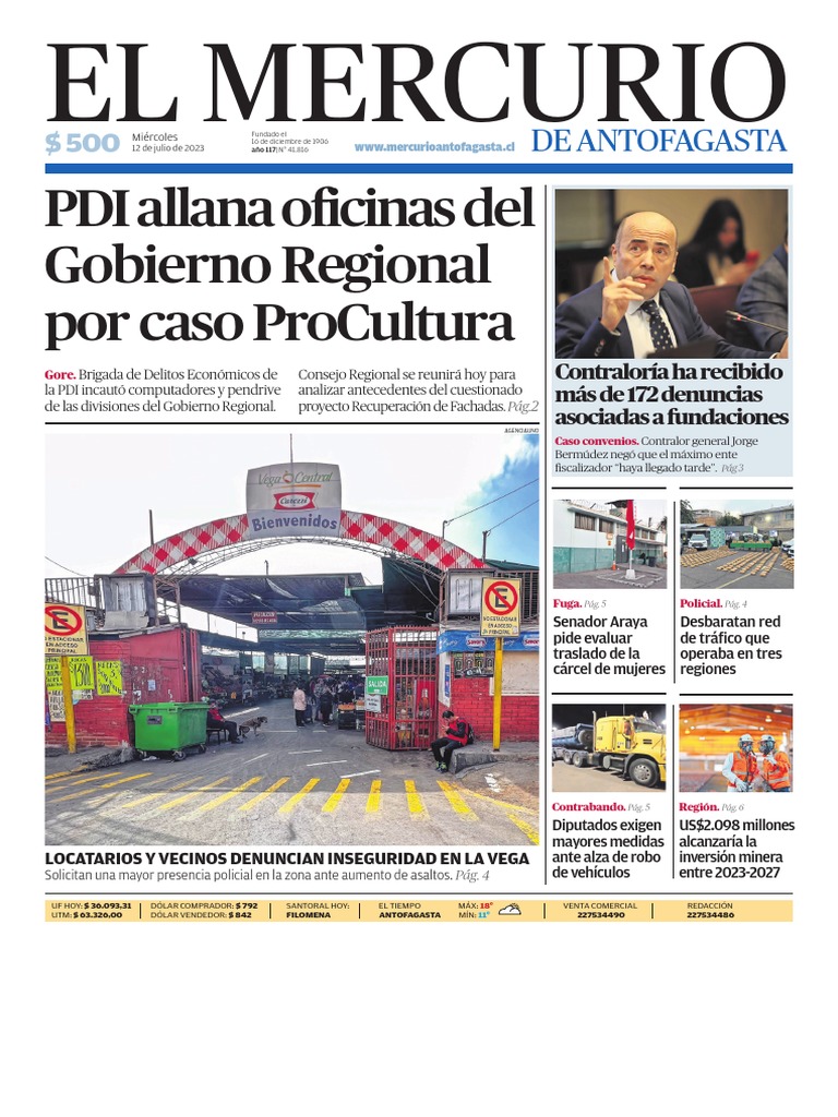 El Mercurio de Antofagasta 120723 | PDF