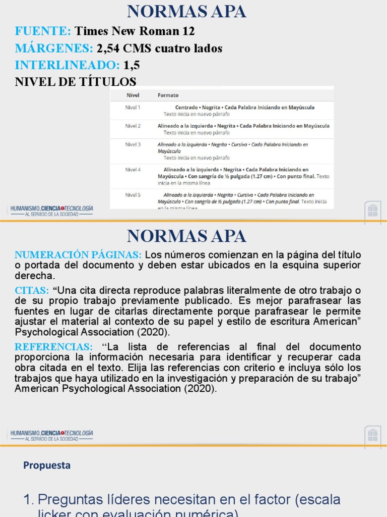 Times New Roman 12: 2,54 CMS Cuatro Lados 1,5 Nivel de Títulos | PDF ...