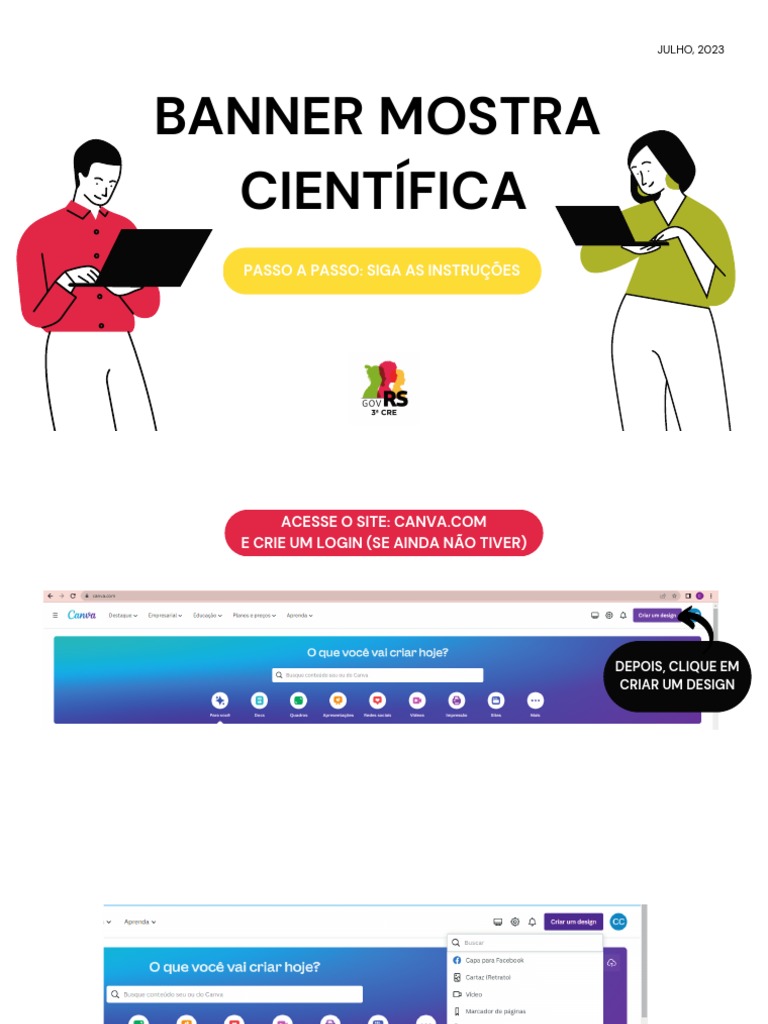 Criando Banner Acadêmico no Canva | PDF | Ciência da Computação ...