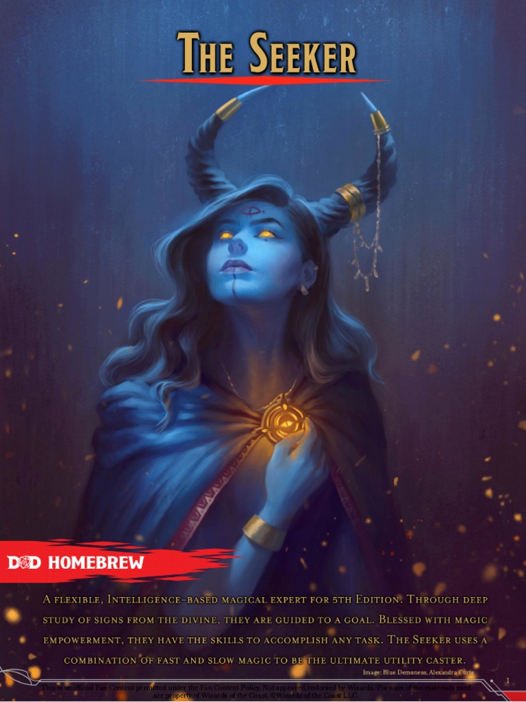 Seeker Class Overview and Abilities | PDF