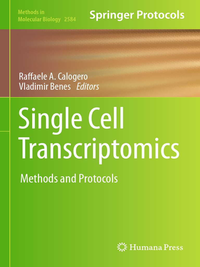 Single Cell Transcriptomics Methods And Protocols Humana Press