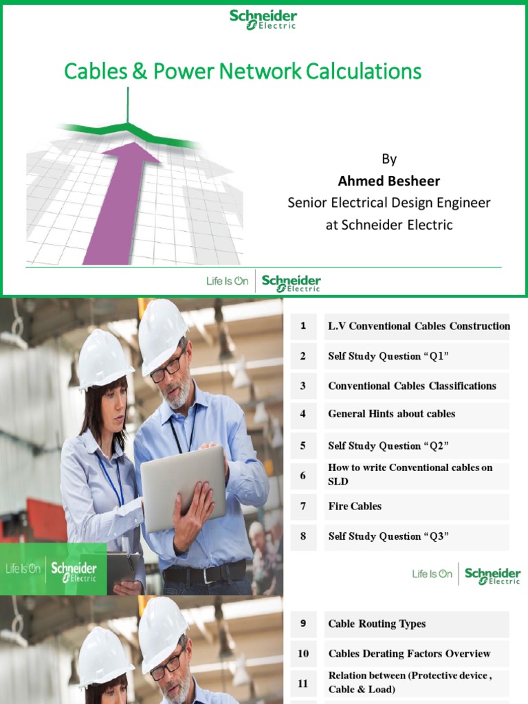 Cables & Power Network Calculations | PDF | Insulator (Electricity ...