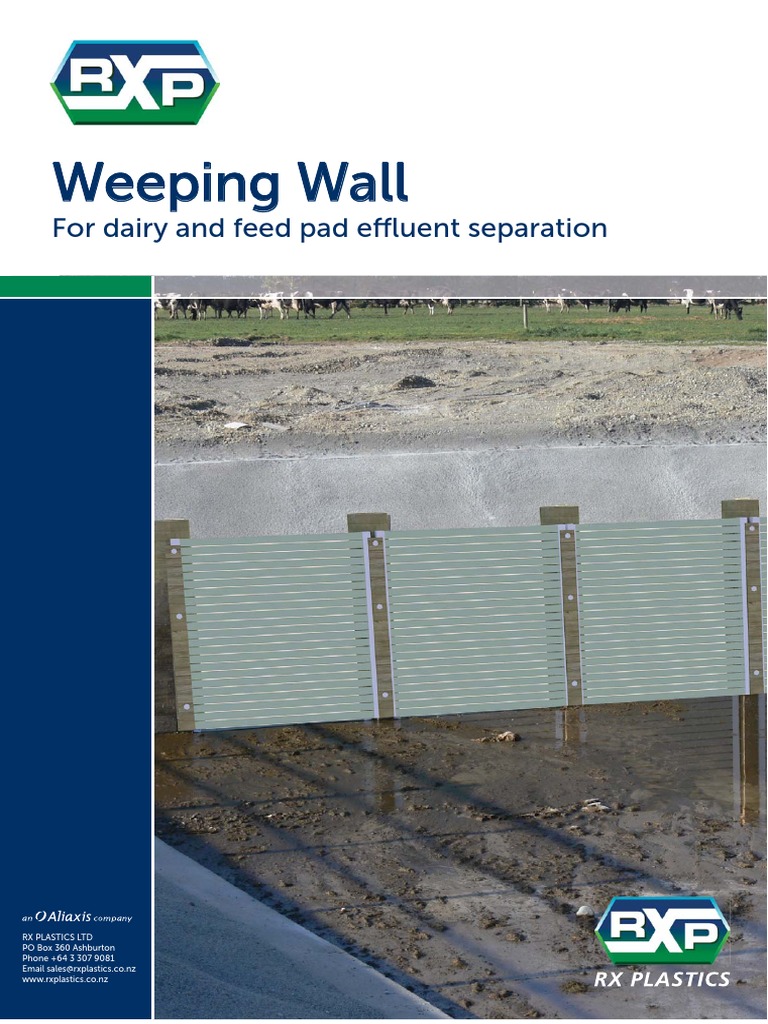 Weeping Wall Brochure | PDF | Civil Engineering