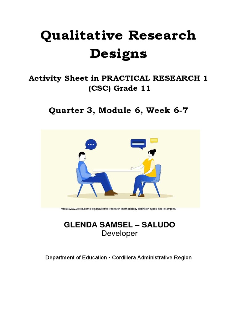 Practical Research 1 - M6-7 | PDF | Qualitative Research | Case Study