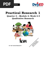Practical Research 1 Quarter 1 Module 1 Nature and Inquiry of Research Version 3 | PDF ...