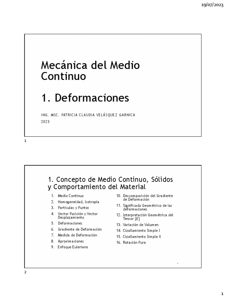 01 MMC 2023-07-19 Deformaciones | PDF