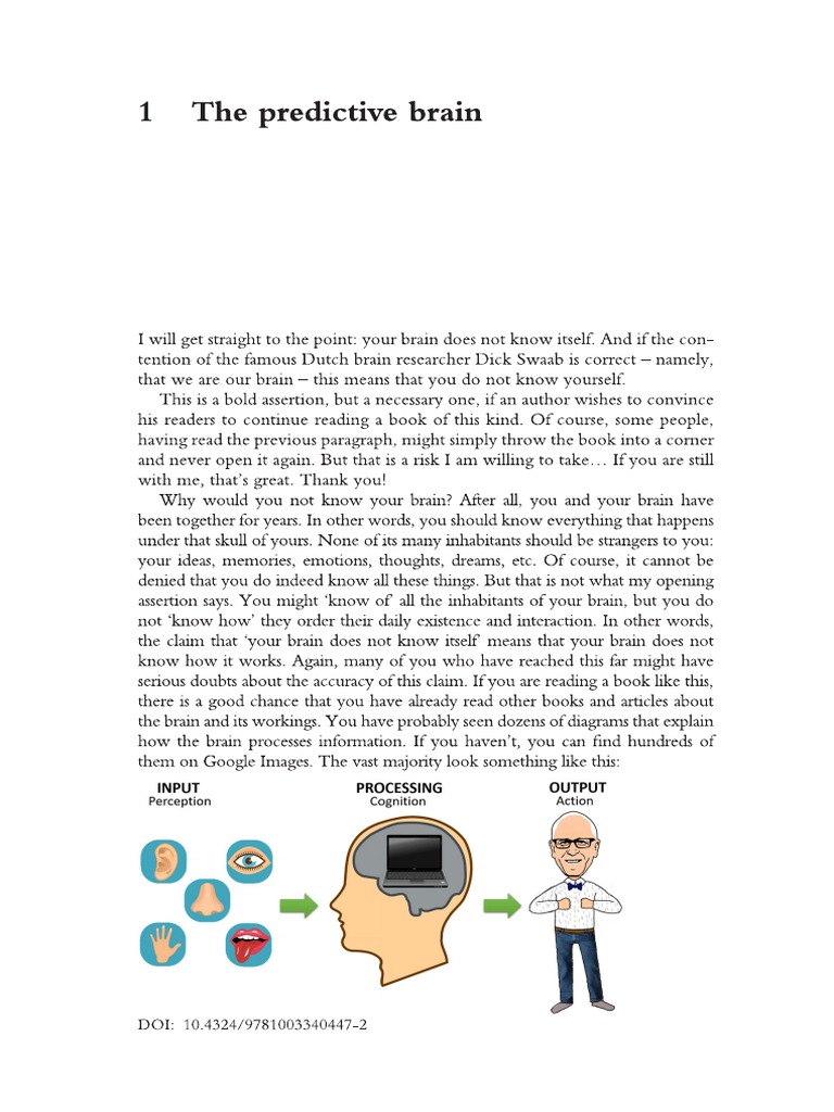 Capítulo 1 Peter Vermeulen - Autism and The Predictive Brain | PDF