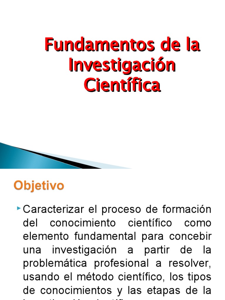 Fundamentos de La Investigacion Cientifica | PDF