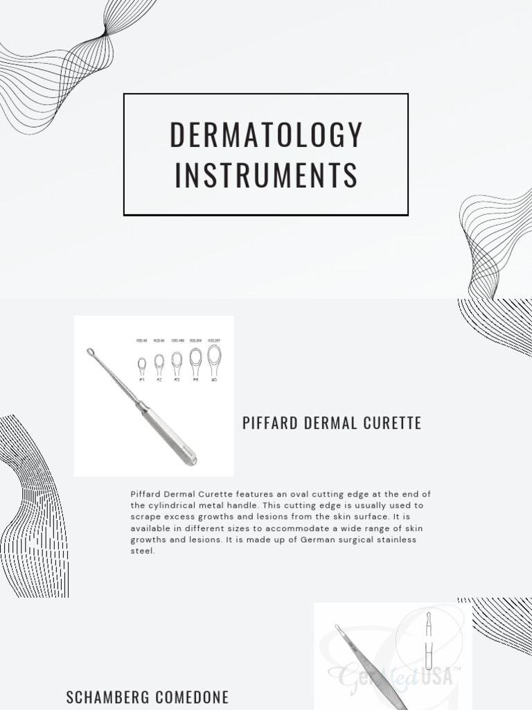 Derma Instruments | PDF | Materials