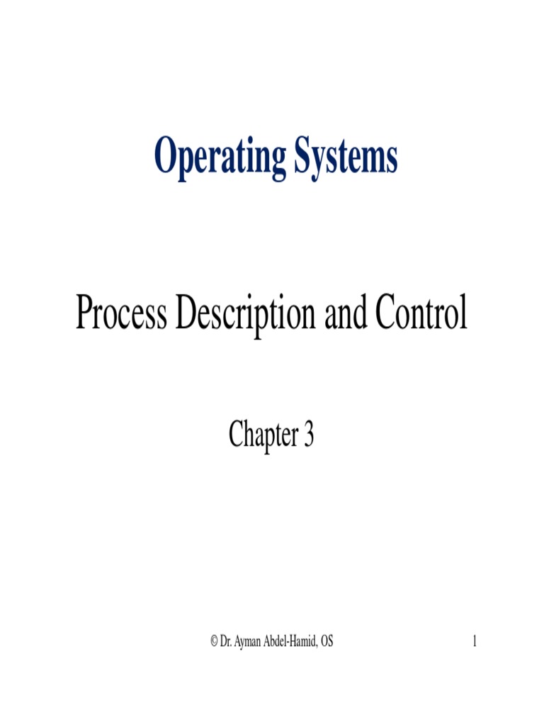 Chap3 Pdf Process Computing Operating System