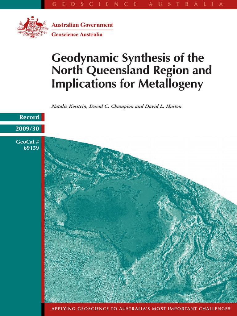 GA15518 - Geodynamic Synthesis of The North Queensland Region | PDF ...