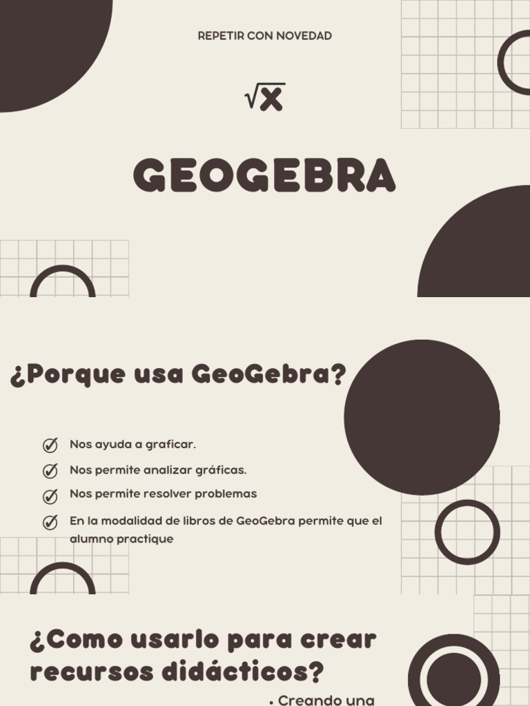 Beige Modern Mathematics Class Presentation | PDF