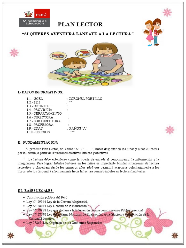 Plan Lector 3 Años-4 | PDF