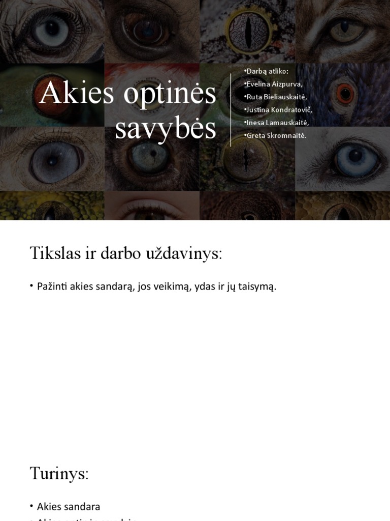 Akies Optinės Savybės | PDF
