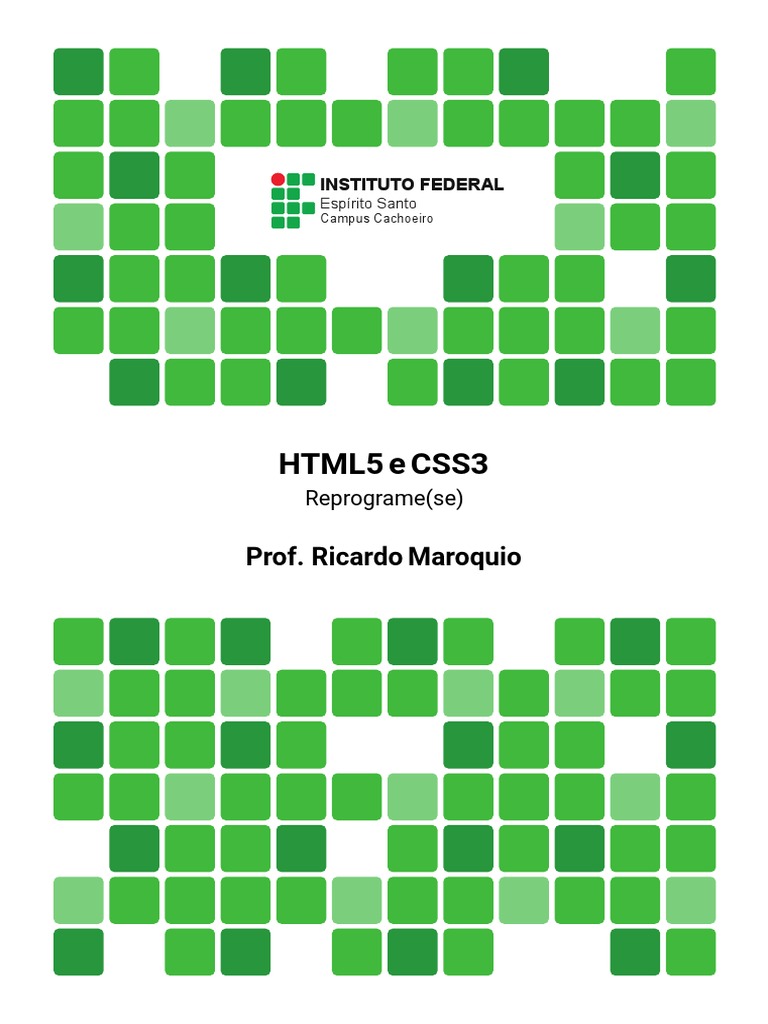 Apostila de HTML5 e CSS3 | PDF