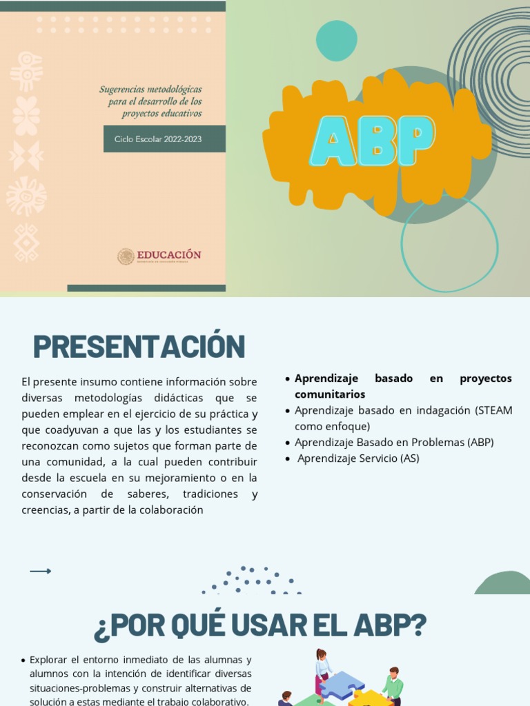 Aprendizaje Basado en Proyectos | PDF | Aprendizaje | Aprendizaje en base a proyectos
