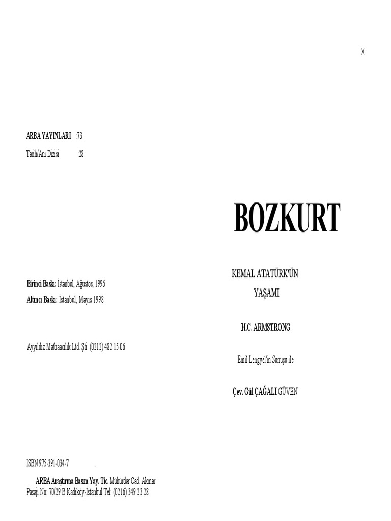 Grey Wolf - Bozkurt | PDF