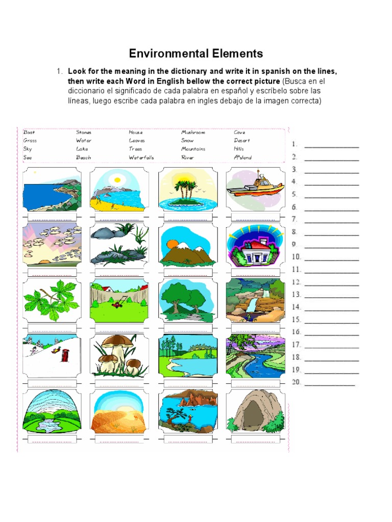 Environmental Elements ingles | PDF