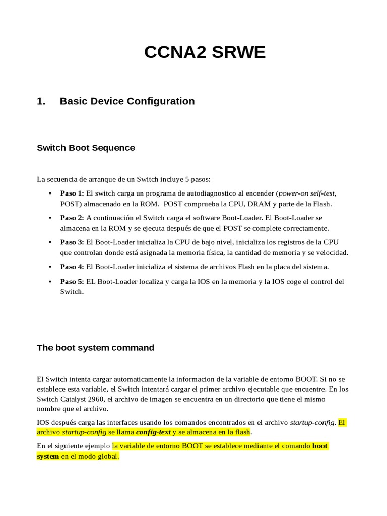 CCNA2v7-SRWE v7 | PDF