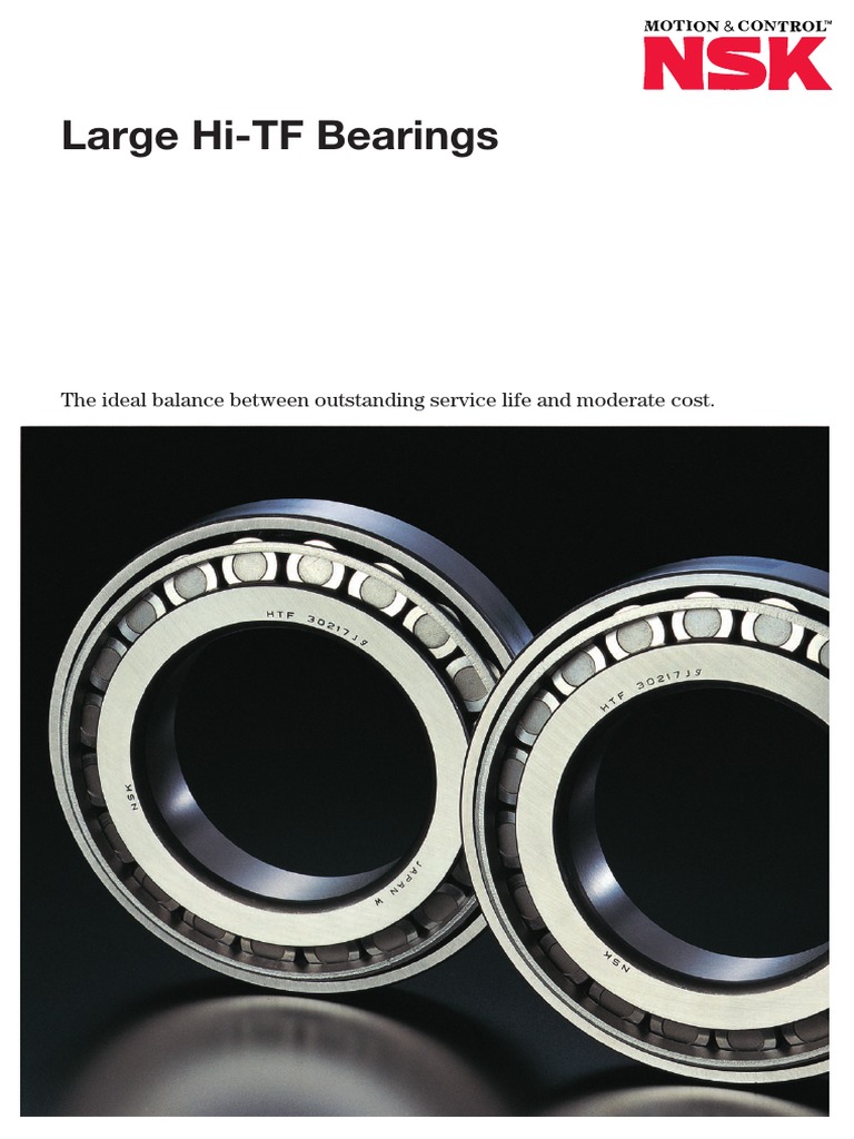 NSK Large Hi-TF Bearings | PDF