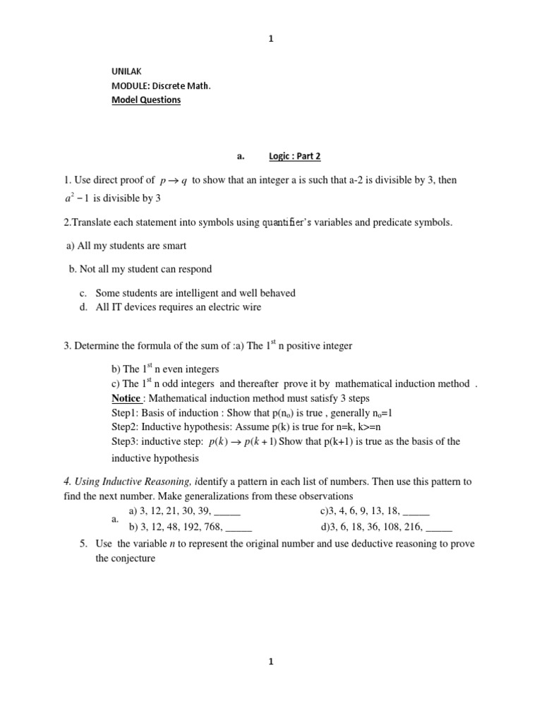 Model Question No 2 | PDF