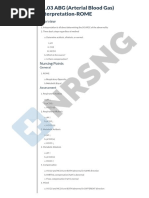 ABG ROME Flowchart | PDF