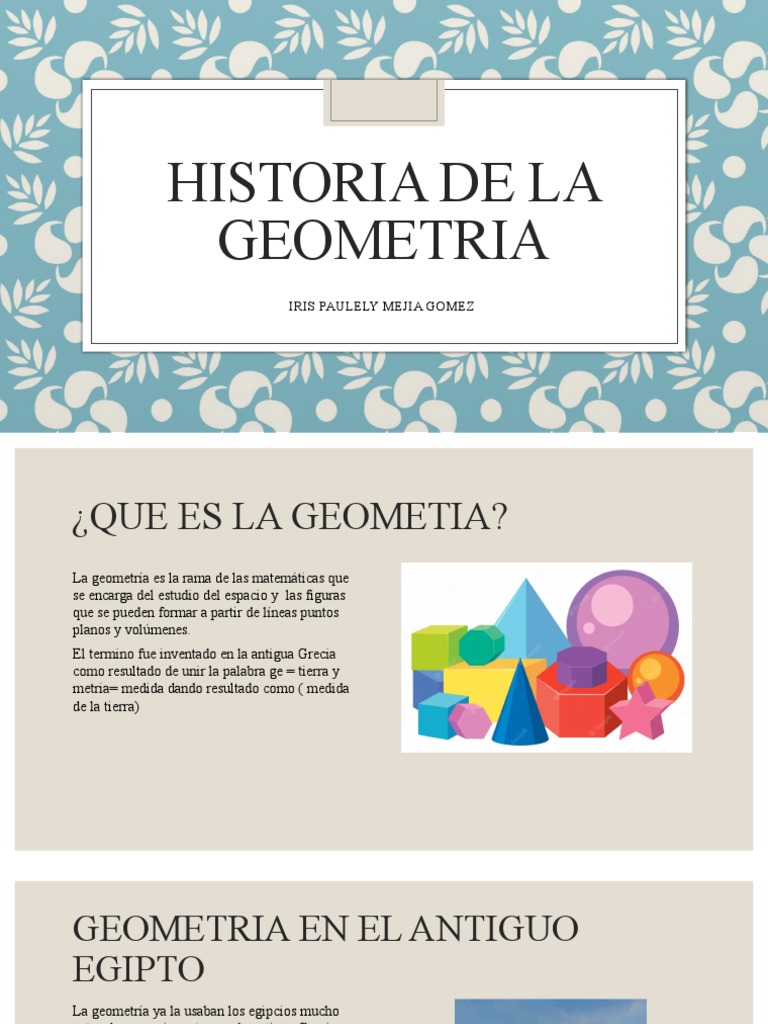 Historia de La Geometria | PDF